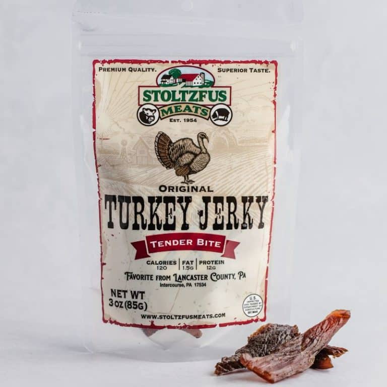 Original Turkey Jerky (Tender Bite) 3 oz. Pack - Stoltzfus Family Dairy