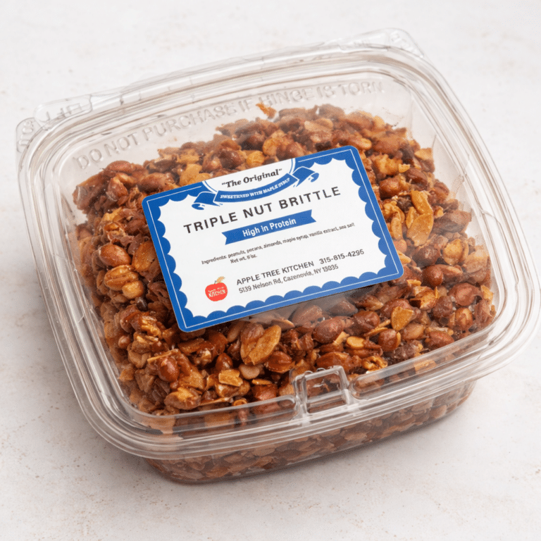 Triple Nut Seed Brittle 6 oz. container - Stoltzfus Family Dairy