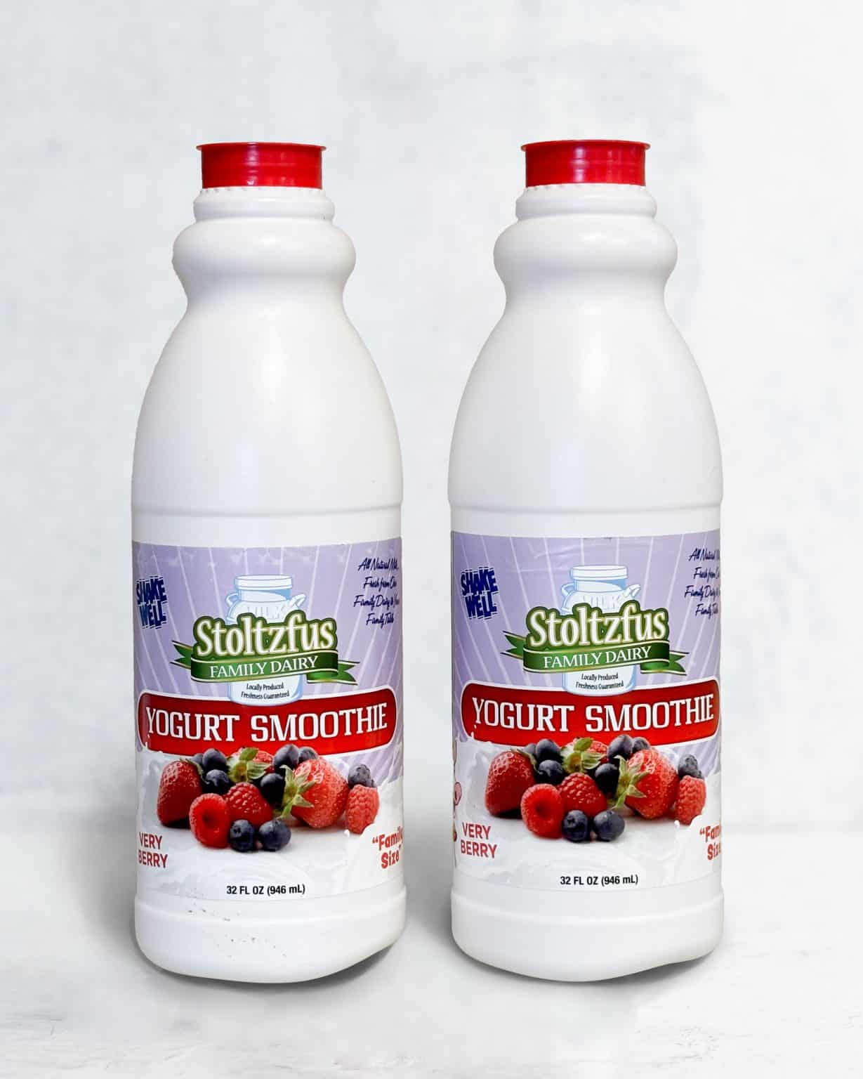 Triple Berry Yogurt Smoothie 32 oz. Bottle - Stoltzfus Family Dairy