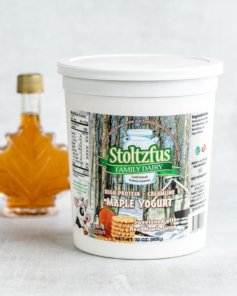 Maple Yogurt 32 oz. Container - Stoltzfus Family Dairy